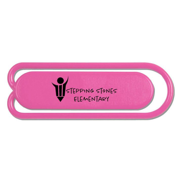 Custom Standard Clippy Oval Plastic Clip