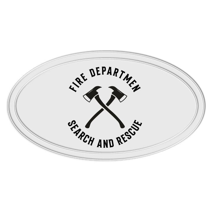 Custom Reflective Oval Sticker