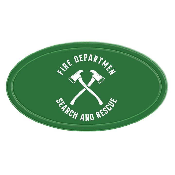 Custom Reflective Oval Sticker