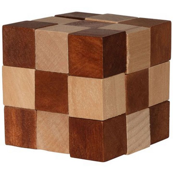 Custom Wooden Elastic Cube Puzzle