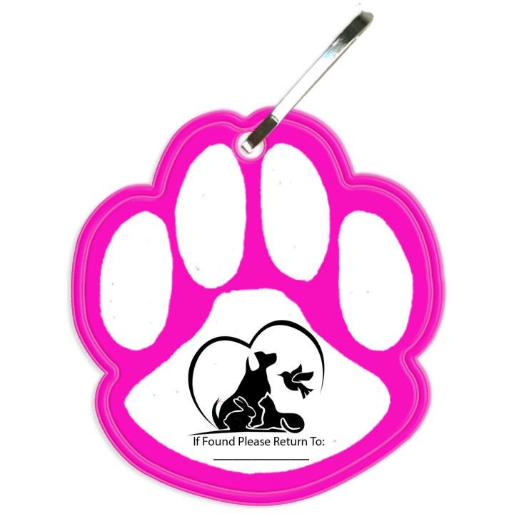 Custom Paw Print Zipper Pull