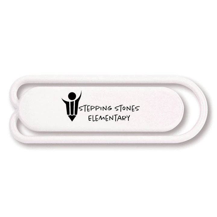 Custom Standard Clippy Oval Plastic Clip
