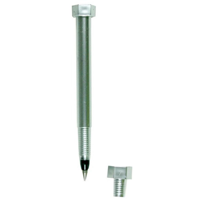 Custom Silver Nut & Bolt Pen