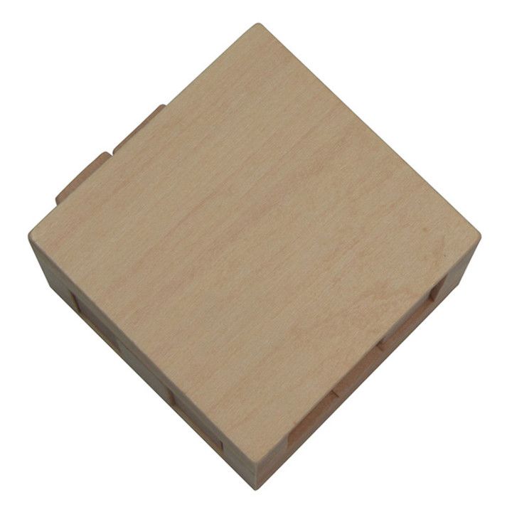 Custom Wooden Sliding Cube Puzzle