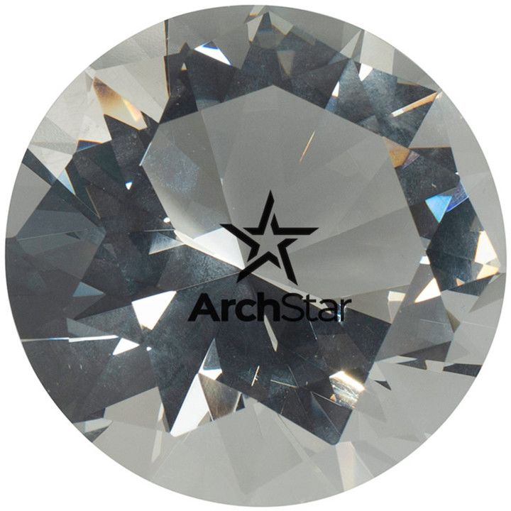 Custom Crystal Diamond Paperweight