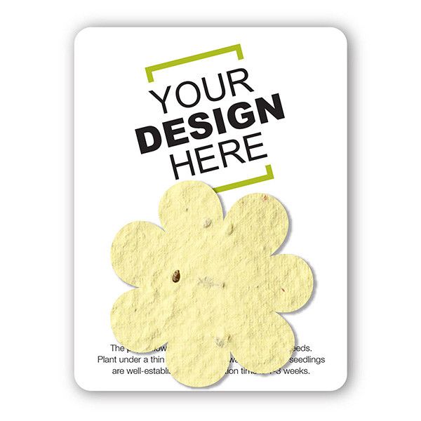 Mini Seed Paper Pack Imprinted with Logo | Promotional Seed Paper Pack