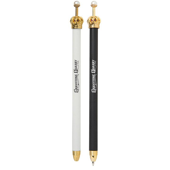 Custom Crown Pearl Click Pen