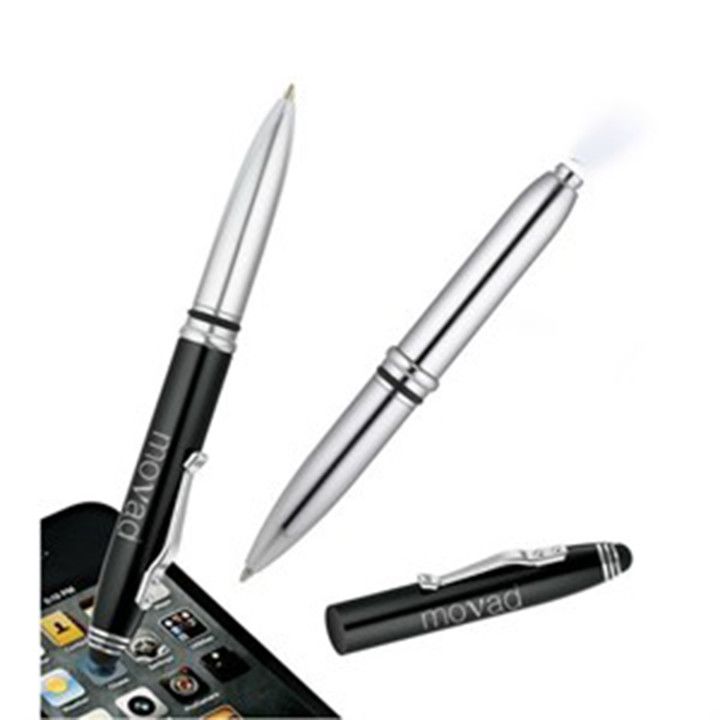 Custom Flashlight Stylus Metal Pen