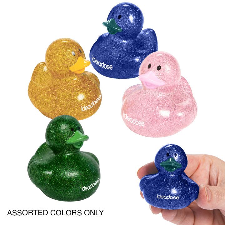Custom Glitter Duck Toy