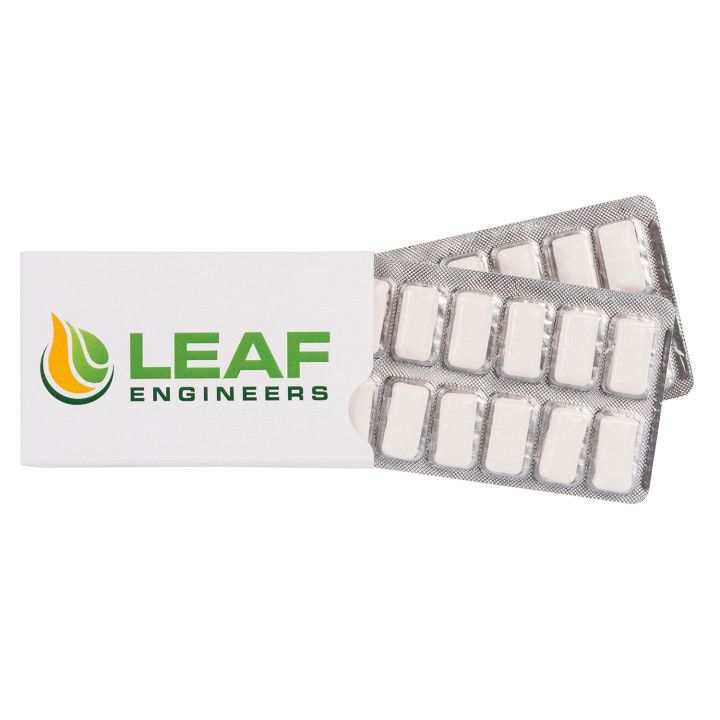 Custom Peppermint Gum Pack - 24pc