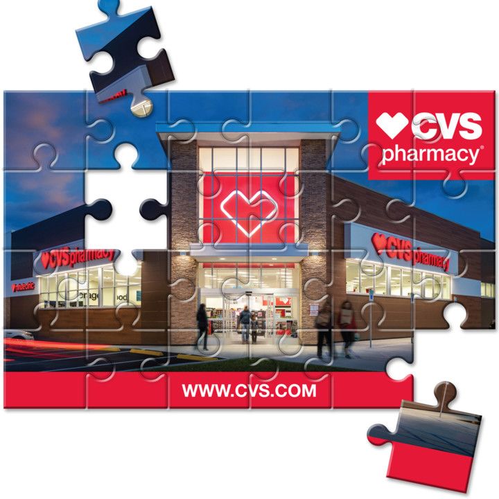 Custom 11 x 17 Magnetic Puzzle 24 Piece Promotional Game
