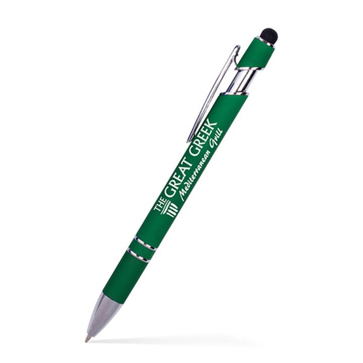 Custom Alex Satin Touch Stylus Click Pen