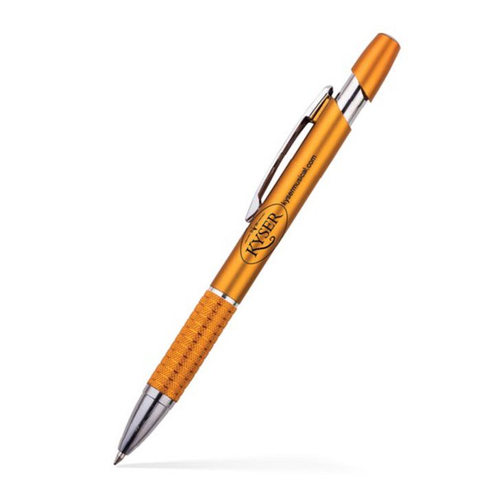Custom Snazz Metallic Click Pen