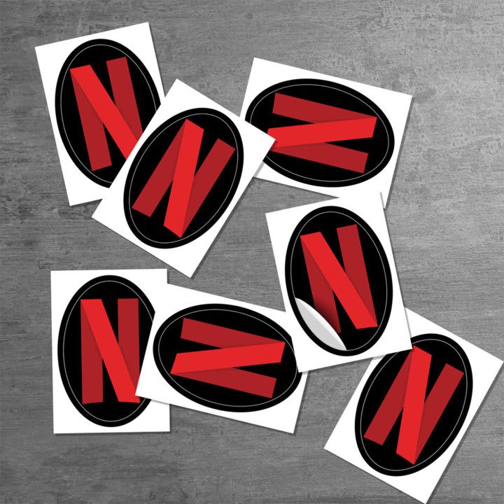 Custom 3" x 2" Oval Sticker 3.5mil