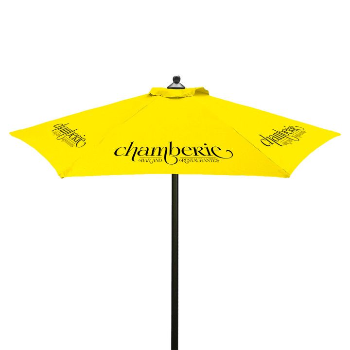 Custom 7' Steel Market Umbrella Kit (6 Imprints)