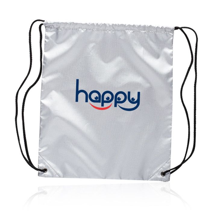 Custom Shiny Classic Drawstring Backpacks