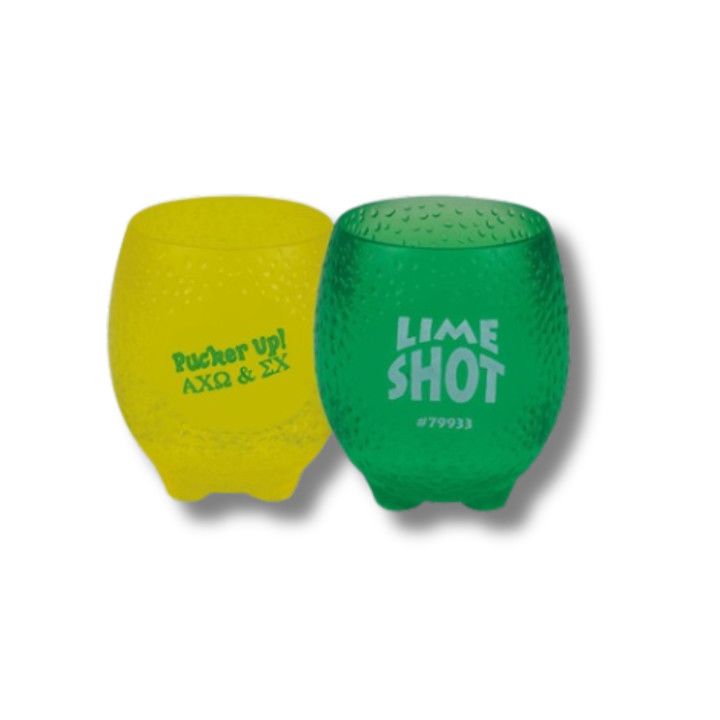 Custom 2 oz Lemon or Lime Shot Glass