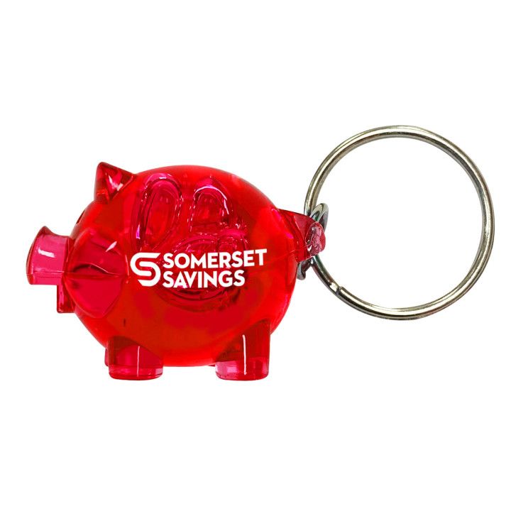 Custom Piggy Bank Acrylic Keychain