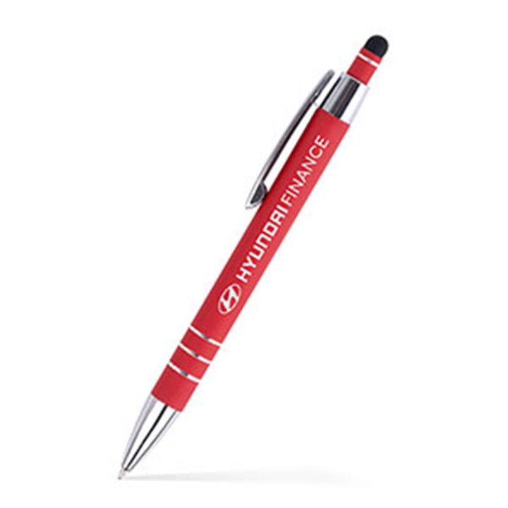 Custom Karina Stylus Soft Touch Metal Click Pen