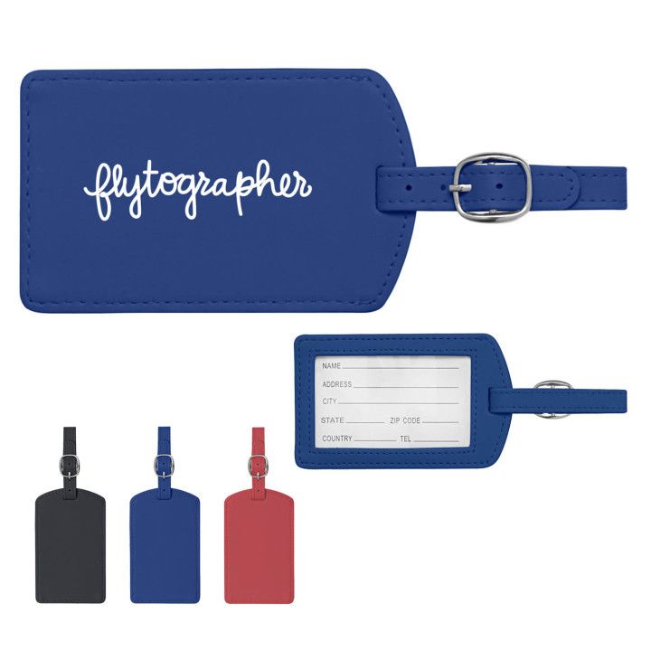 Custom Luggage Tag with ID Card & Strap