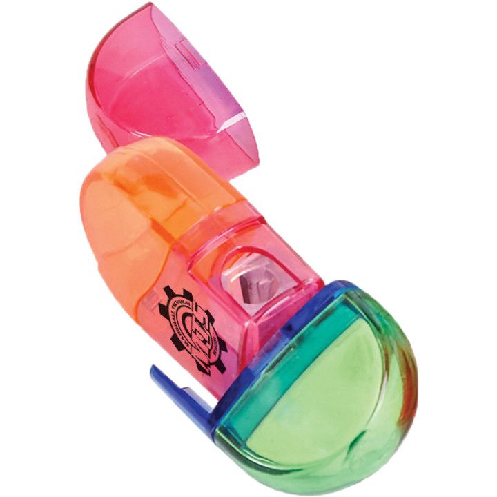 Custom Twister 2-in-1 Pencil Sharpener with Eraser