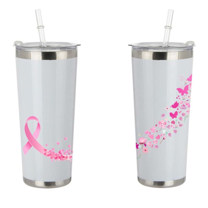 Custom Full Color 20 Oz Tumbler w/ Straw