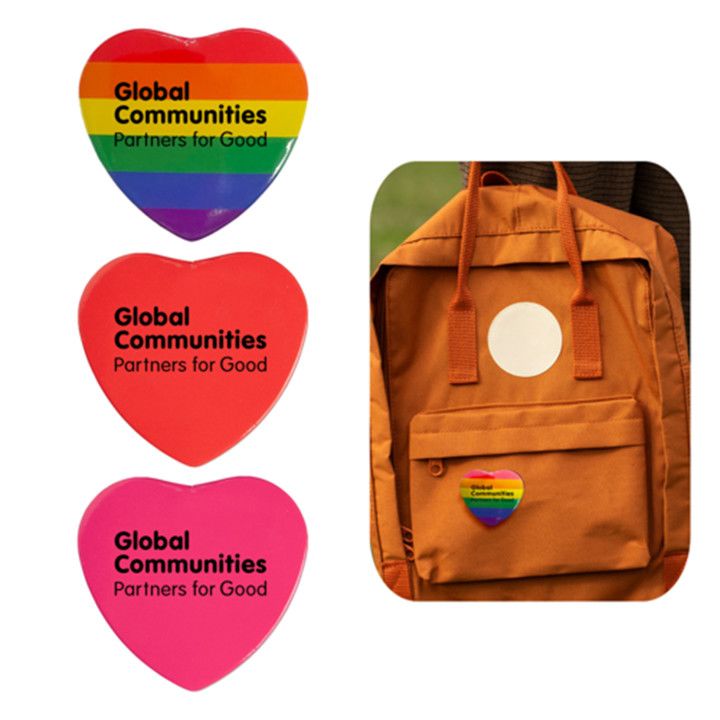 Custom Heart Button