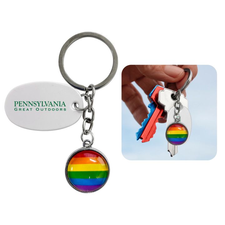 Custom Rainbow Key Chain