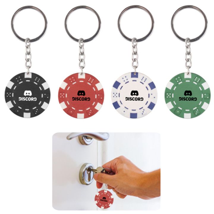 Custom Poker Chip Keychain