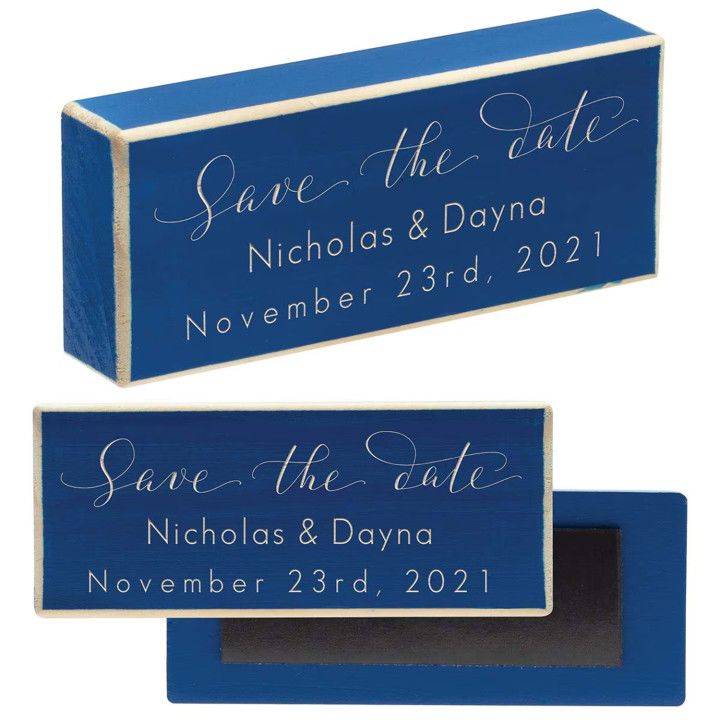 Custom Laser Engraved Wood Magnet