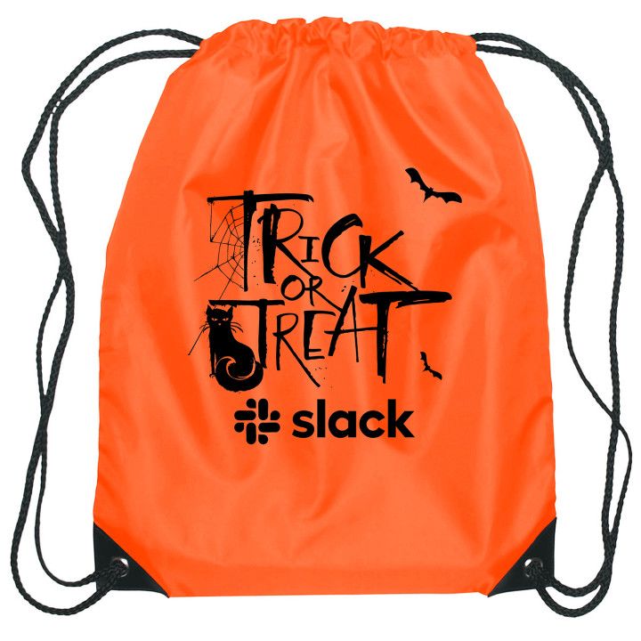 Custom Halloween Trick-or-Treat Drawstring Backpack