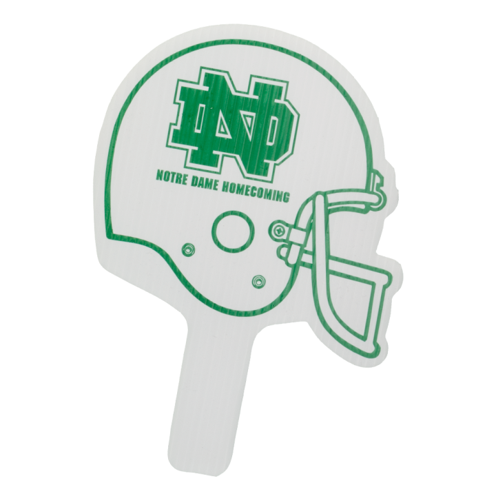 Promotional Football Helmet Hand Fan | Imprinted Football Hand Fan