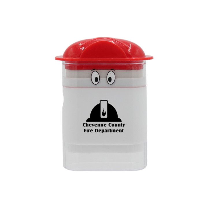Custom Fire Chief Googly-Eyed Eraser Sharpener