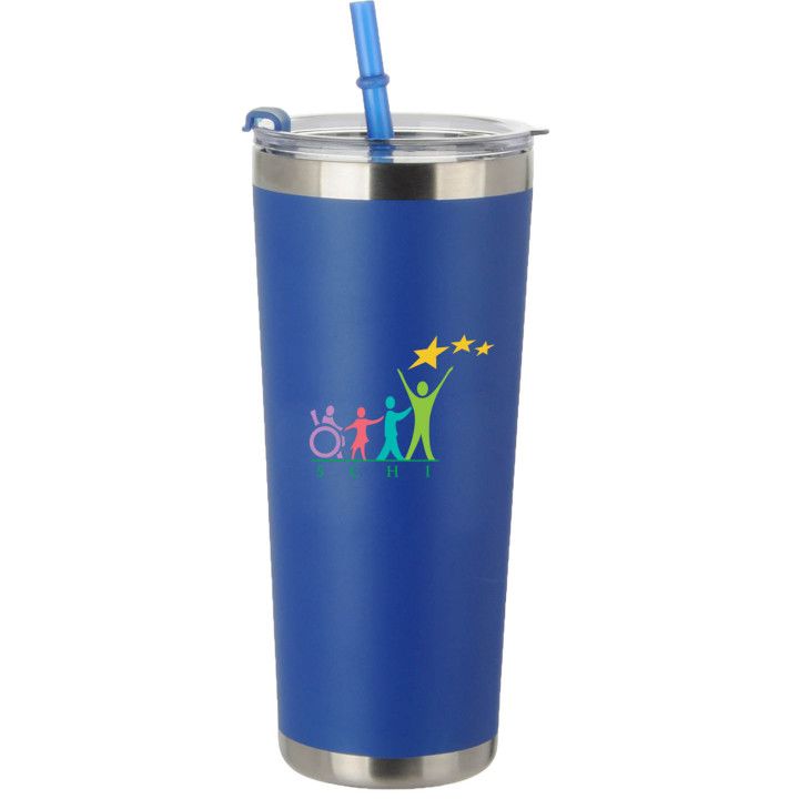 Custom Full Color 20 Oz Tumbler w/ Straw