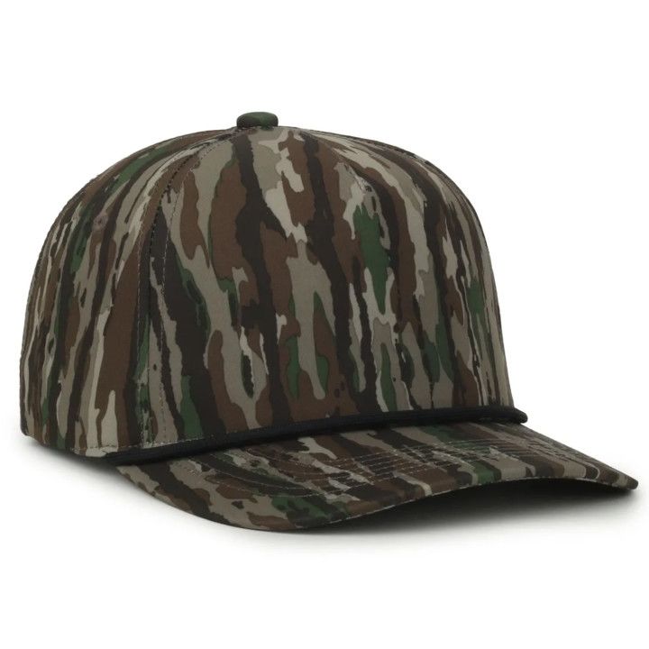 Custom Camo Performance Cap w/ Cord