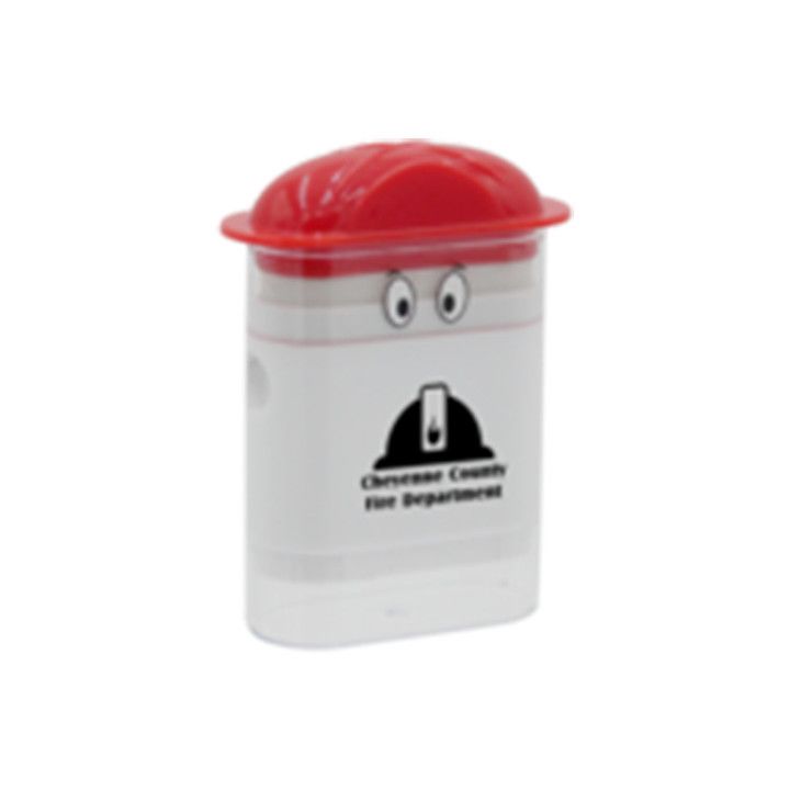Custom Fire Chief Googly-Eyed Eraser Sharpener