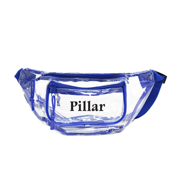 Custom Clear Multi Pocket Fanny Pack