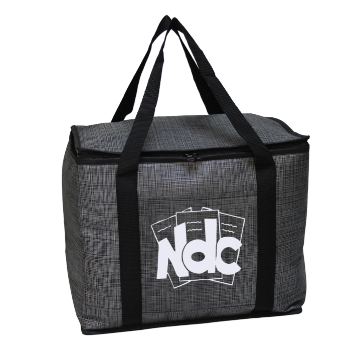 Custom Matrix Zip Grocery Cooler Tote