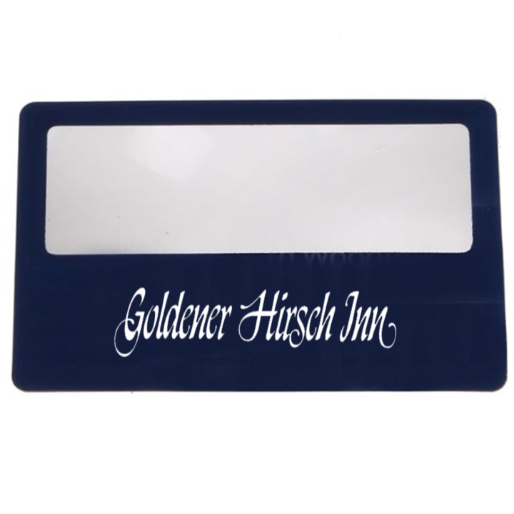 Custom Credit Card Pocket Magnifier