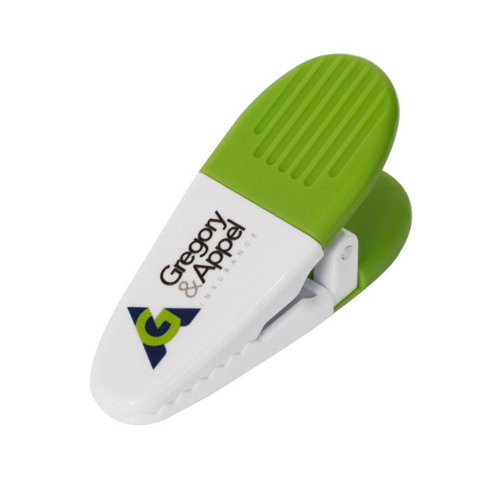 Translucent Power Clips Logo Imprinted | Personalized Magnetic Clips