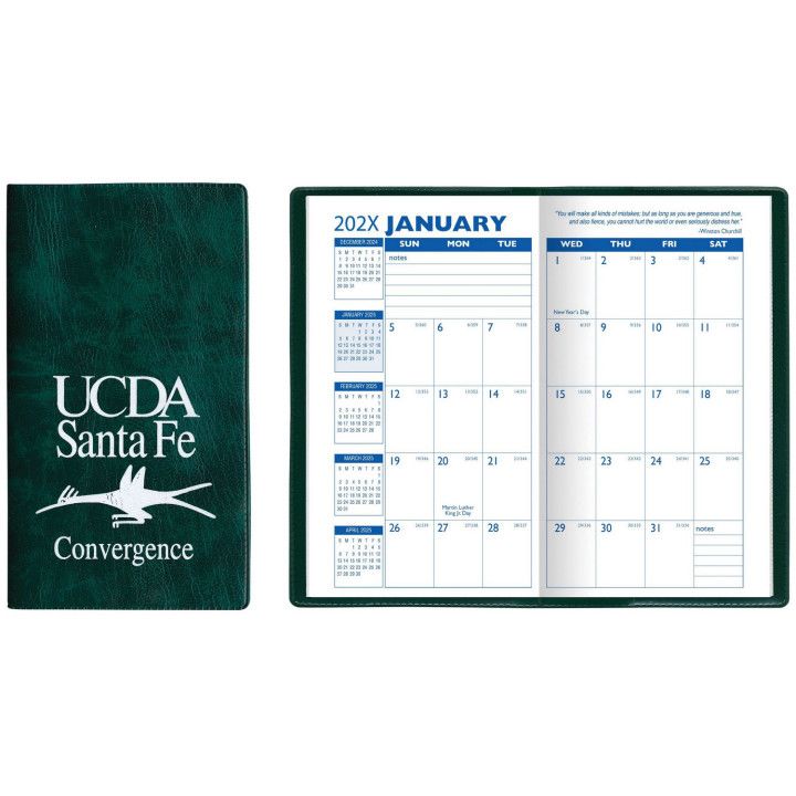 Imprinted Executive Monthly Pocket Planner| Monthly Planner