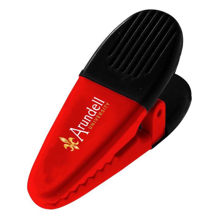 Translucent Power Clips Logo Imprinted | Personalized Magnetic Clips