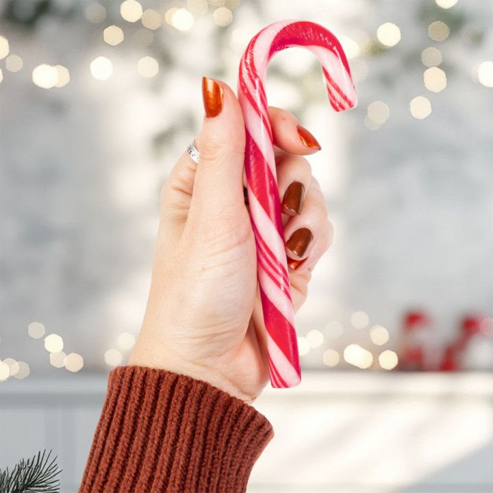 Custom Large Candy Cane Label