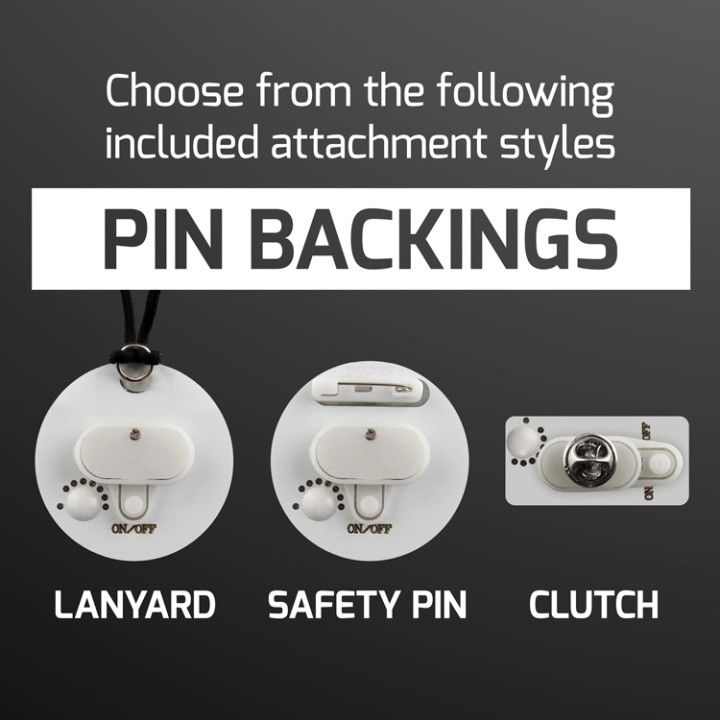 Custom Logo Light Flashing Pin