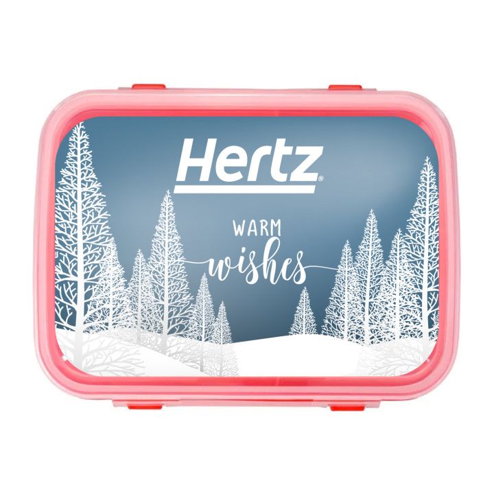 Custom Holiday Warm Wishes Lunch-To-Go Container