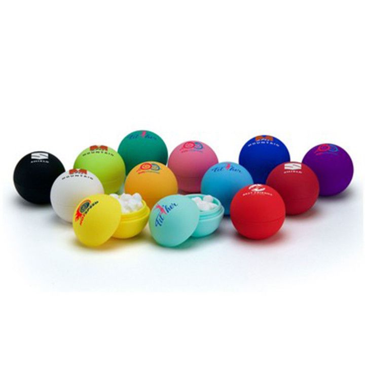 Custom Round Ball Mint Container