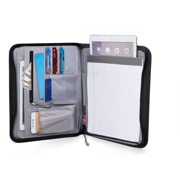 Custom Saratoga Summit RFID Padfolio