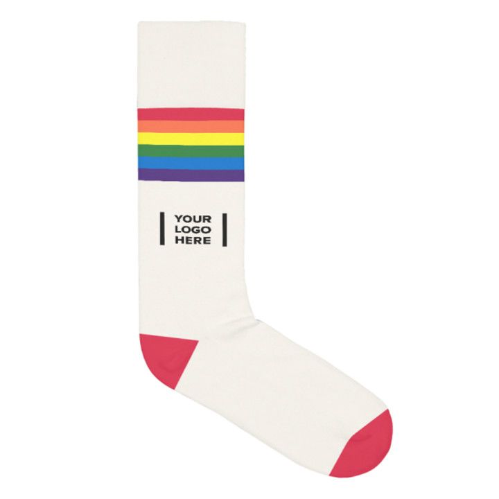 Custom Sock Club Rainbow Flagship Cotton Crew
