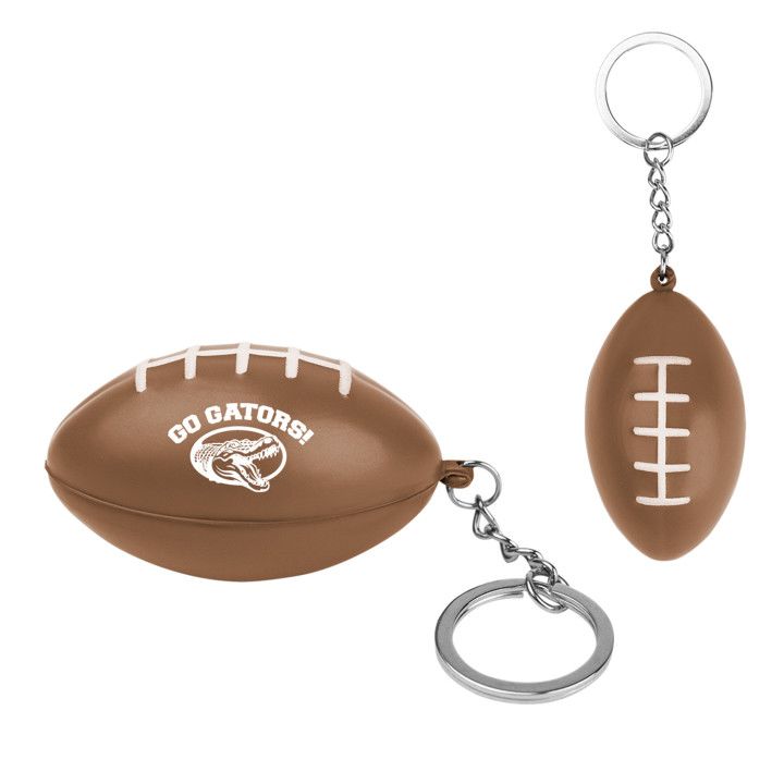 Custom Football Stress Keychain