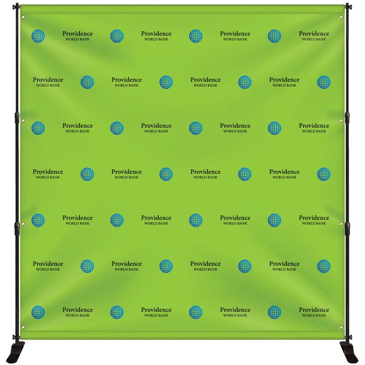 Custom 8 x 8 Backdrop Banner Kit